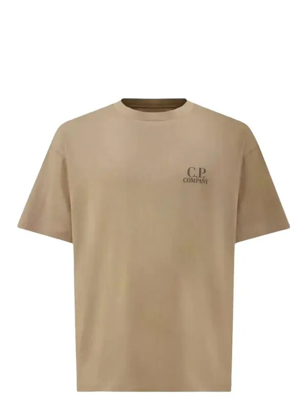 C.P. COMPANY Logo-print T-shirt - Grey