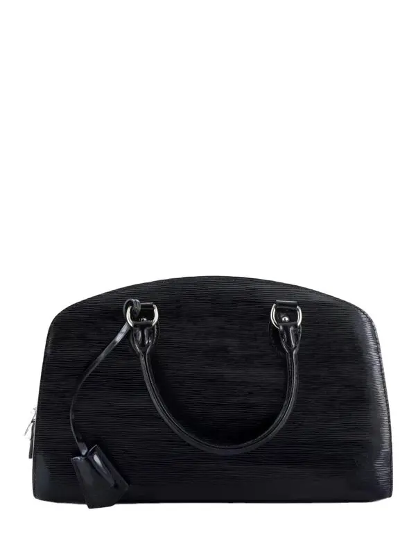 LOUIS VUITTON Pont Neuf Nm Electric Epi Leather Satchel - Black