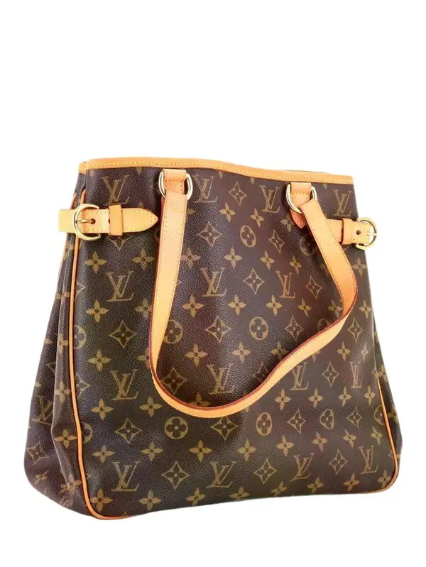 LOUIS VUITTON Monogram Canvas Vertical Tote Bag - Brown