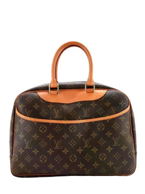 LOUIS VUITTON Monogram Canvas Deauville Handbag - Brown