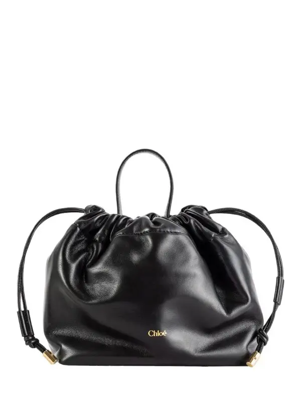 Chloé Small Icons Chain-link Bucket Bag - Black