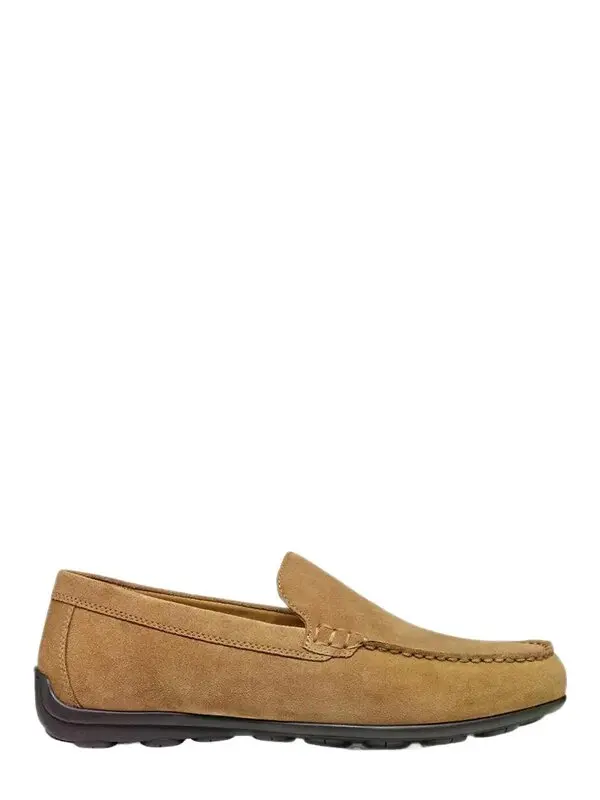 Geox Spherica™ Suede Slip-on Loafers - Brown