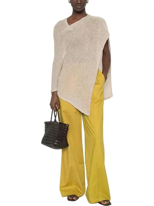 TWINSET Drawstring Palazzo Pants - Green