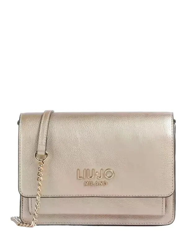Liu Jo Logo-lettering Chain-strap Cross Body Bag - Gold