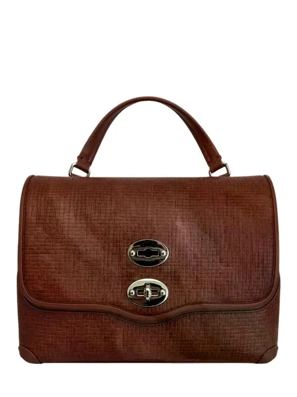 ZANELLATO Small Postina Textured-leather Tote Bag - Brown