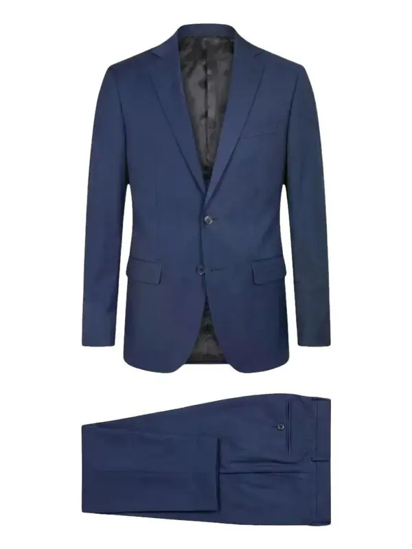 LUIGI BIANCHI MANTOVA Single-breasted Suit - Blue