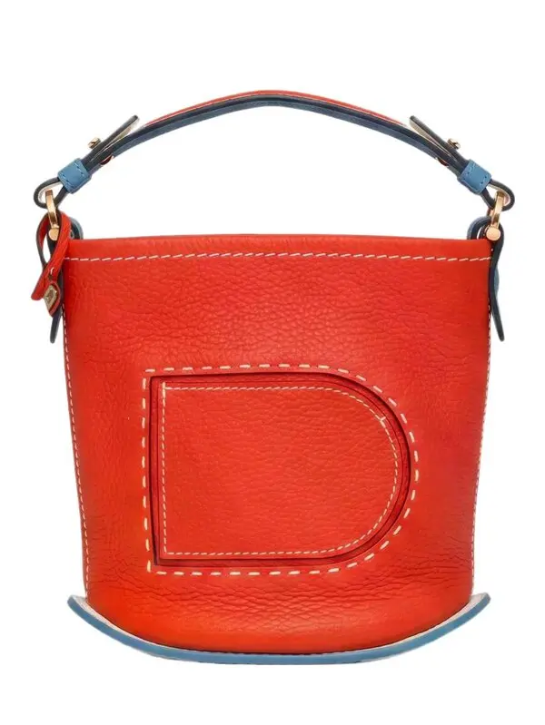 Delvaux Pin D Bucket Bag - Orange
