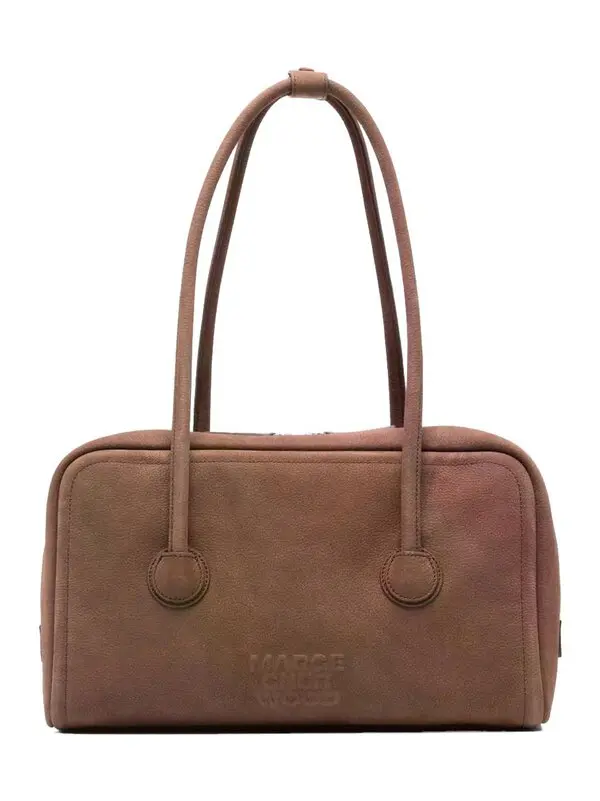 MARGESHERWOOD Nubuck Leather Shoulder Bag - Brown