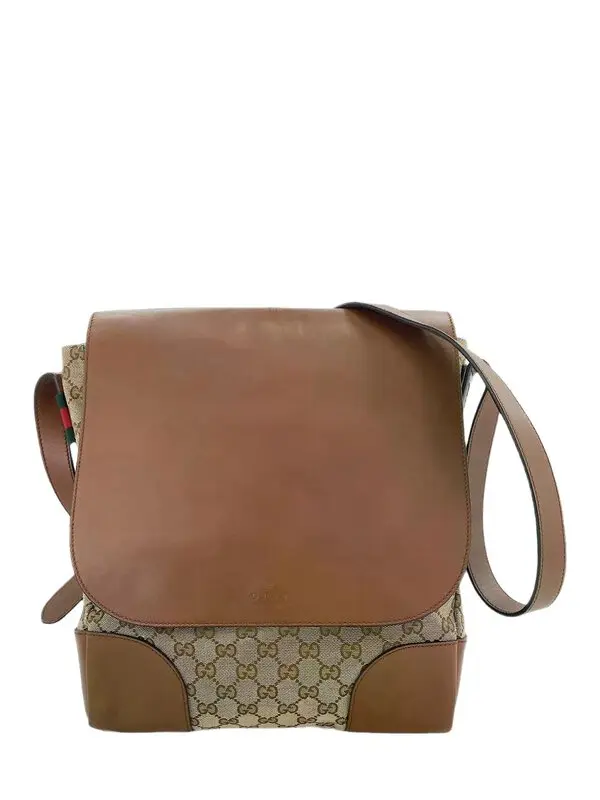Gucci 2000s Gg Canvas Shoulder Bag - Neutrals