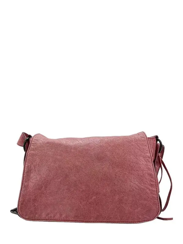 Balenciaga 2000s Foldover Shoulder Bag - Pink