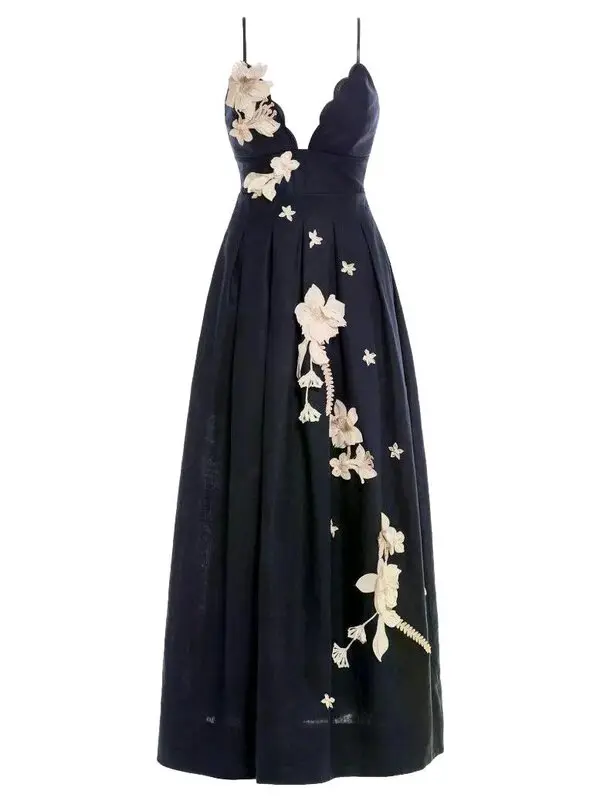 Agua Bendita Sula Maxi Dress - Blue
