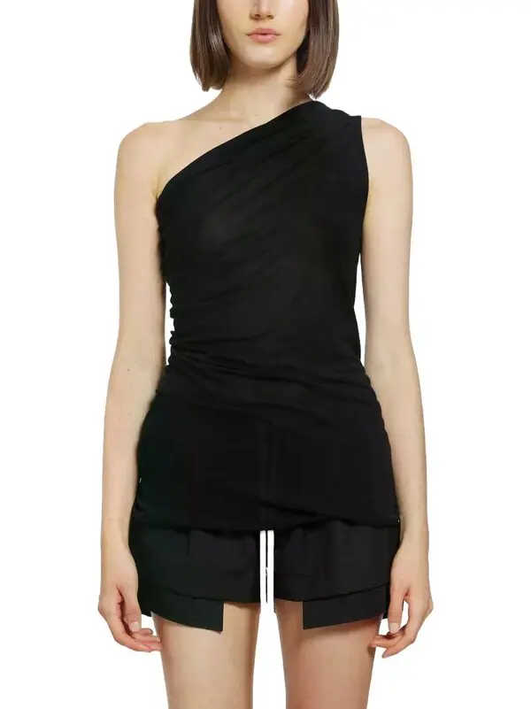 Rick Owens Tower Athena One-shoulder Top - Black