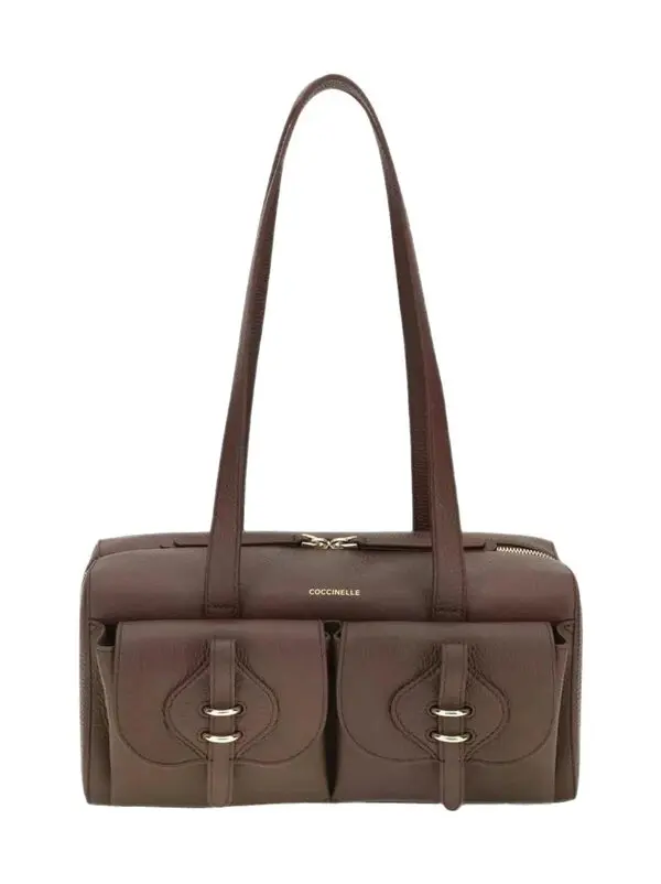 COCCINELLE Mavery Pocket Shoulder Bag - Brown