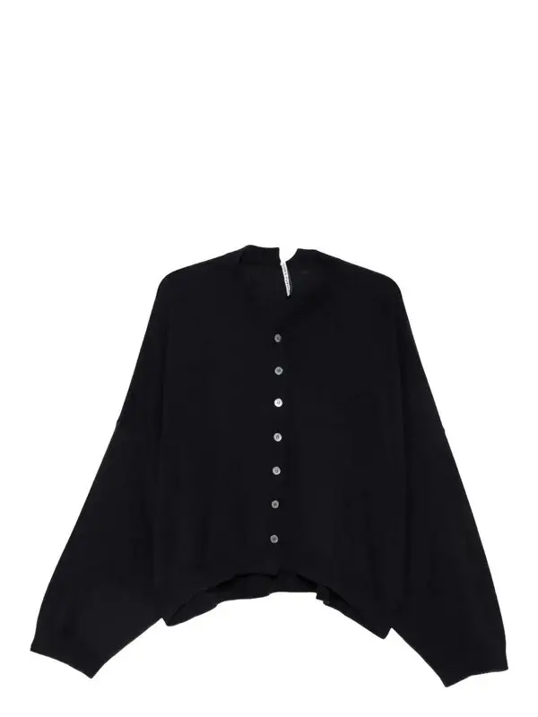 Liviana Conti Fine-knit Button-up Cardigan - Blue