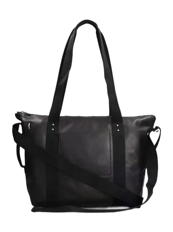 Rick Owens Large Trolley Grainy Tote Bag - Black