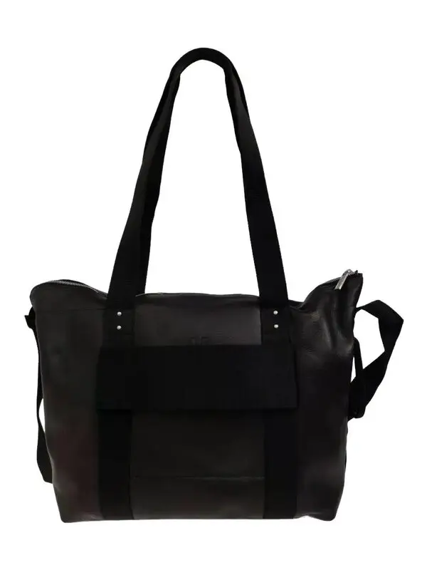 Rick Owens Trolley Leather Tote Bag - Black