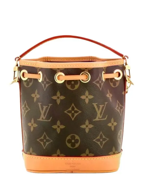 LOUIS VUITTON Monogram Canvas Nano Bucket Bag - Brown