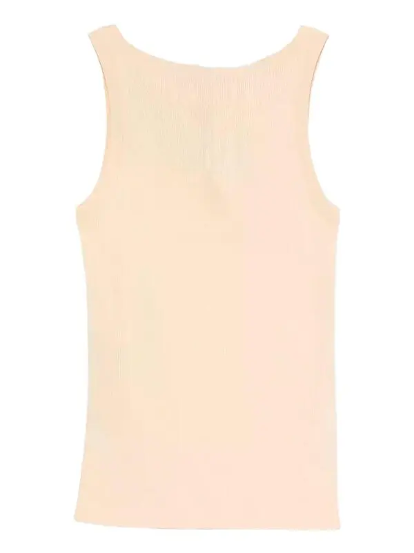 Liviana Conti Ribbed-knit Tank Top - Neutrals