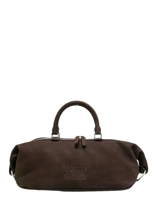 MARGESHERWOOD Dumpling Logo-embossed Tote Bag - Brown