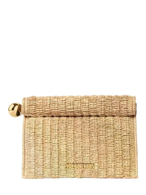Jacquemus The Small Rond Carré Clutch - Neutrals