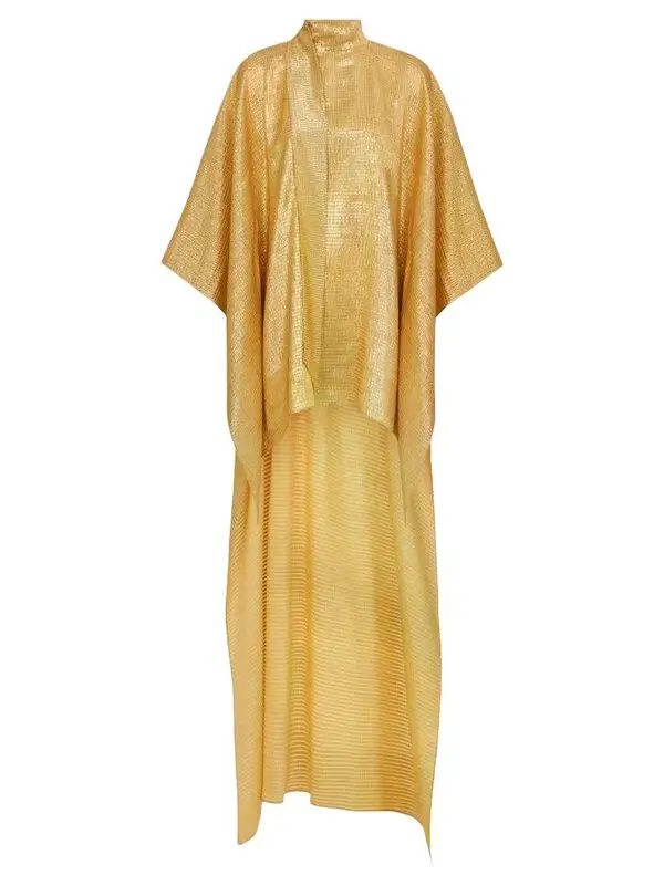 TALLER MARMO Sunrise" Asymmetric Maxi Dress - Gold