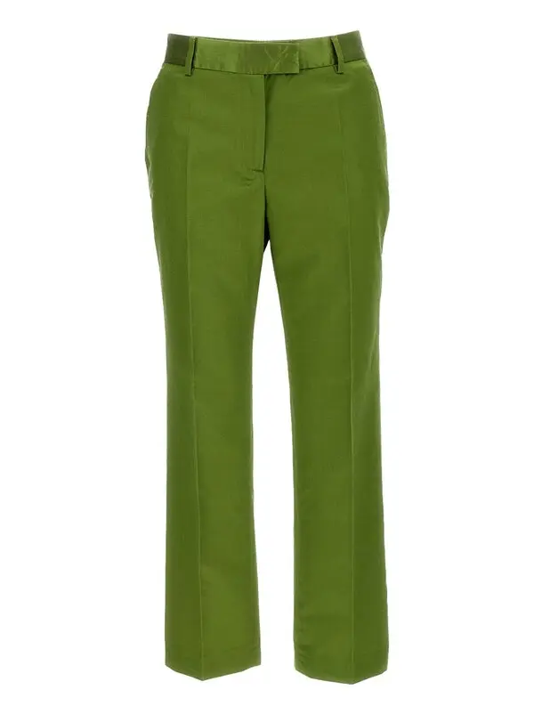 Alberto Biani Straight-leg Trousers - Green