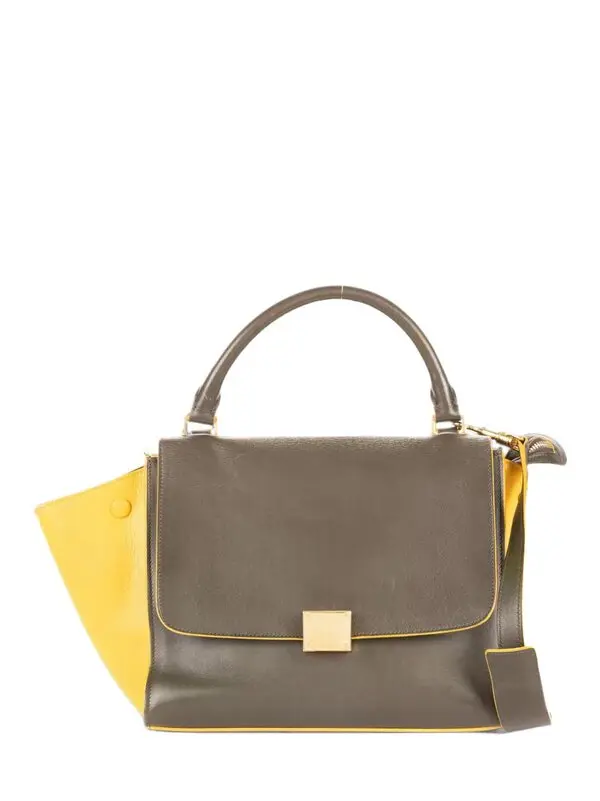 Celine Trapeze Tote Bag - Green
