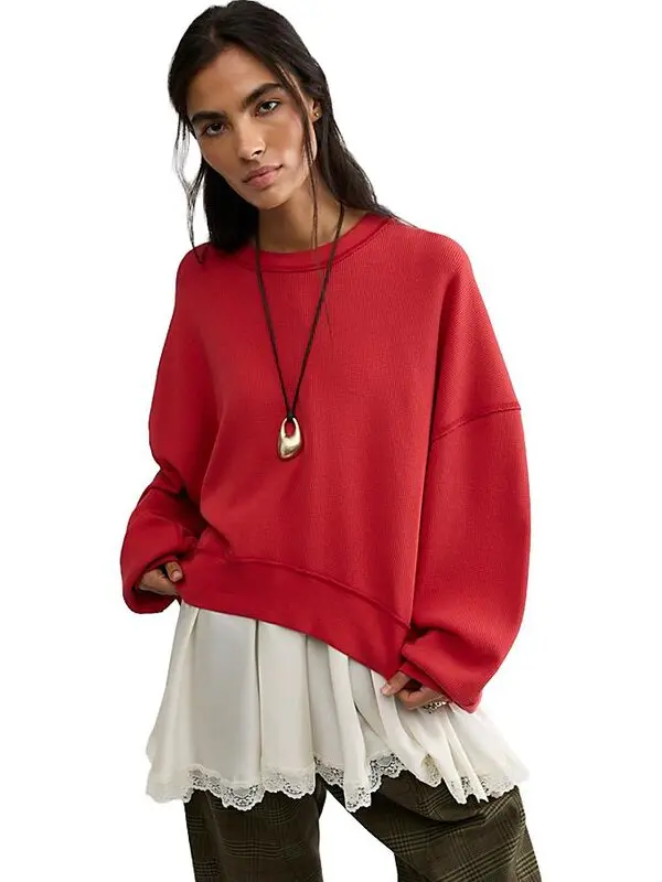 Free People We The Free Skyline Thermal - Salsa