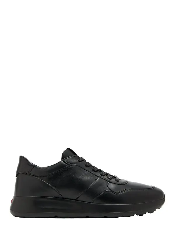 TOD'S Round Toe Low Top Sneakers - Black