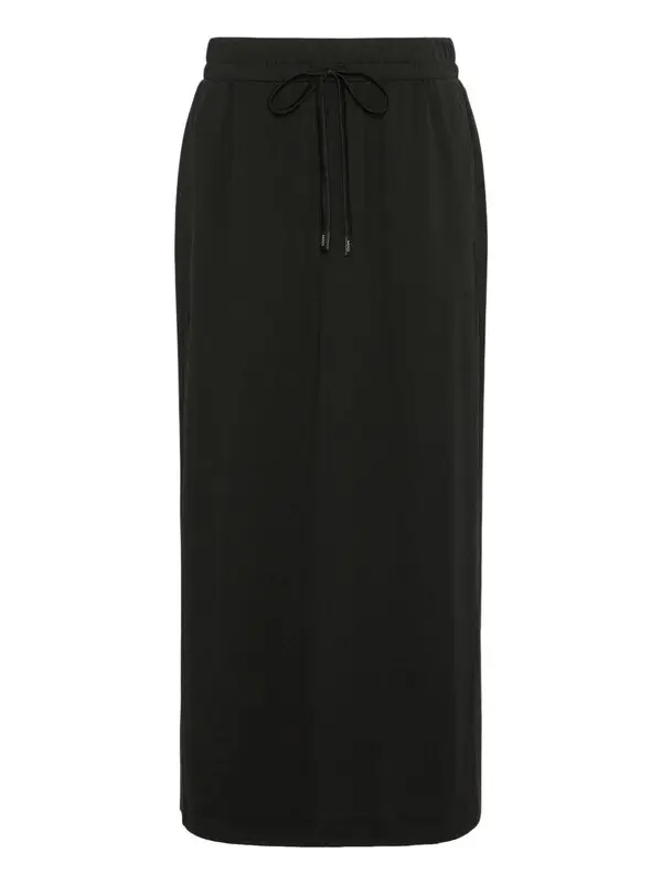 Max Mara Perle Jersey Knitted Skirt - Black