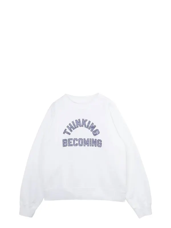 Sacai Graphic Pullover - White