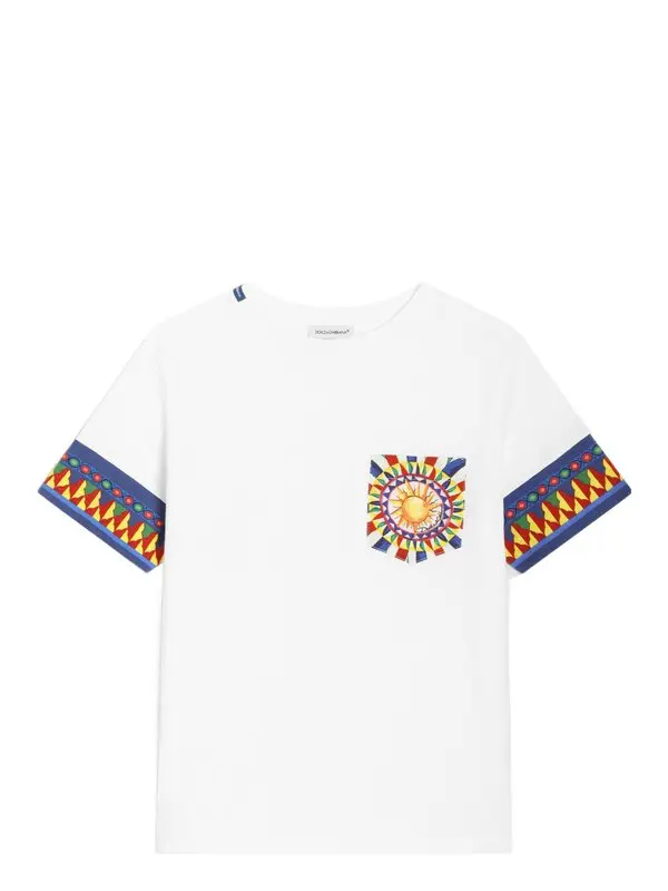 Dolce & Gabbana Carretto-print T-shirt - Multi-color