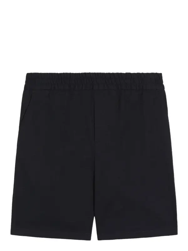 Dolce & Gabbana Cotton Gabardine Bermuda Shorts - Blue