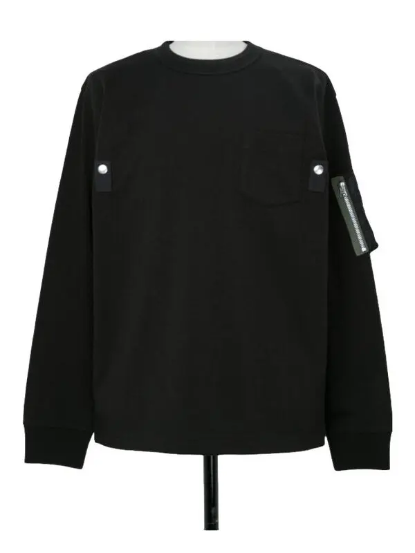 Sacai Long-sleeve T-shirt - Black
