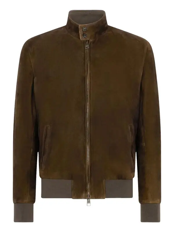 Boglioli Stand Collar Zip Jacket - No