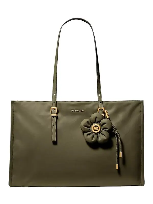 Michael Kors Zadie Medium Nylon Tote Bag - Loden
