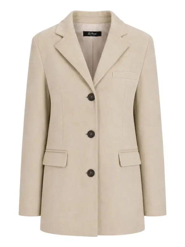 Lela Rose Long-sleeved Coat With Notched Lapel - No