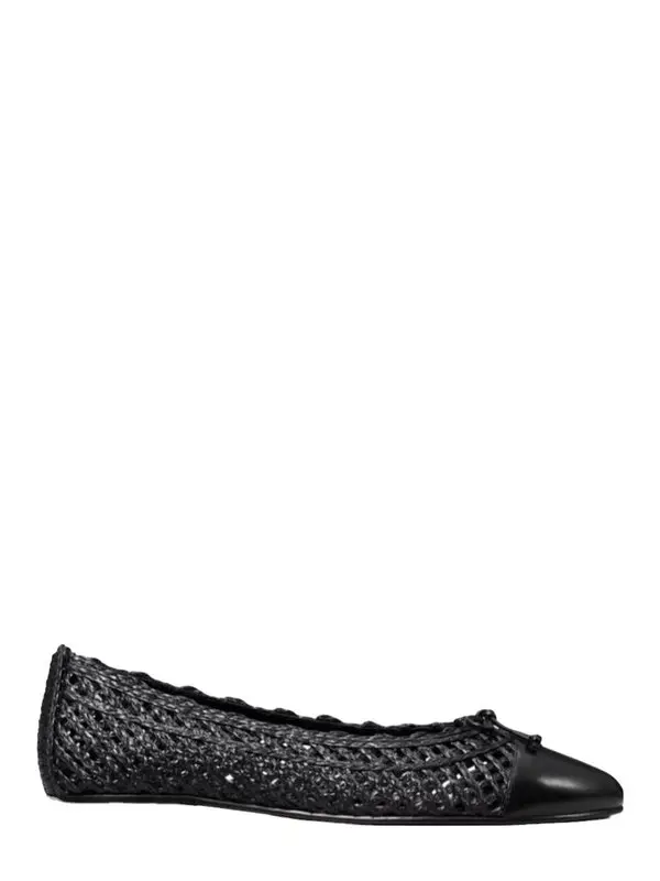 Tory Burch Cap-toe Ballet - Black/black