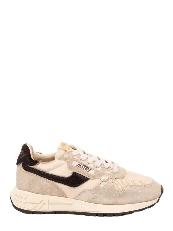 AUTRY Logo Detailed Lace-up Sneakers - Plat/brow