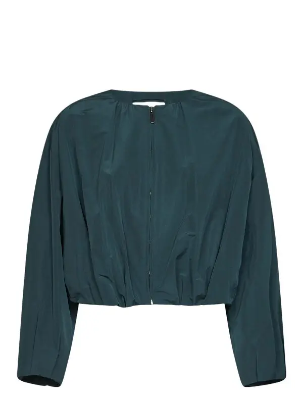 Max Mara Cropped Zip-up Jacket - No