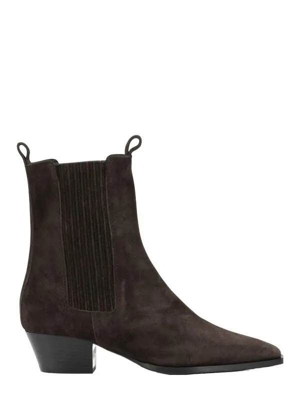 AeydĒ Agata Suede Ankle Boots - Brown