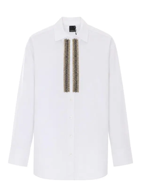 Pinko Embellished Long Sleeve Shirt - No