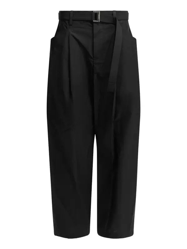 Sacai Typewriter Parachute Pants - Black