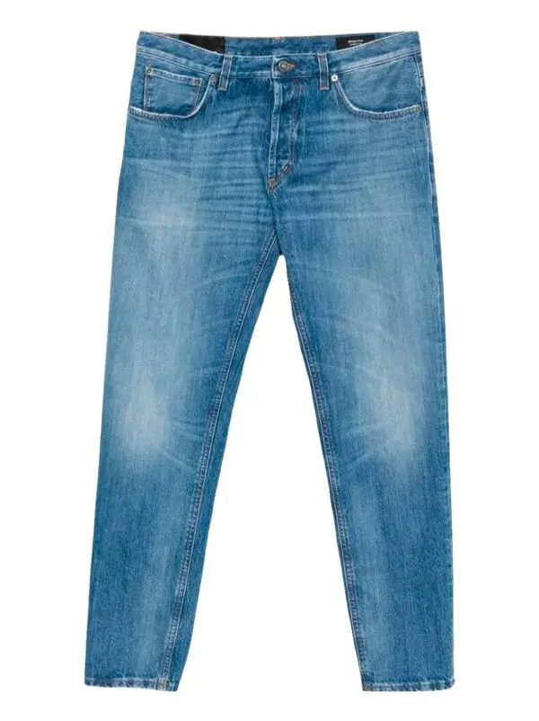 DONDUP Brighton Faded Straight-leg Jeans - Blue