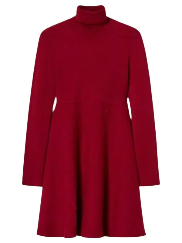 TWINSET High Neck Knit Mini Dress - No