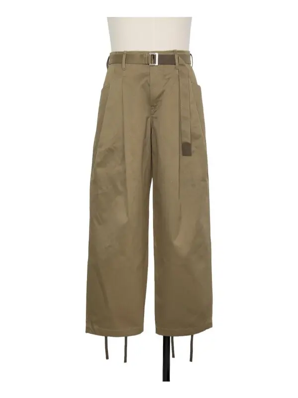 Sacai Cotton Chino Pants - D/beige