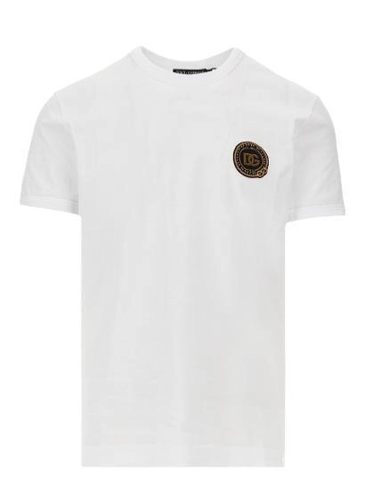 Dolce & Gabbana Dolce Gabbana Marina Patch Logo T-shirt - No