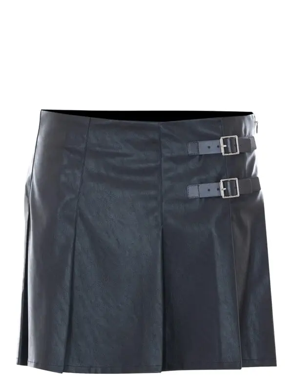 Pinko Buckled Mini Skirt - Black