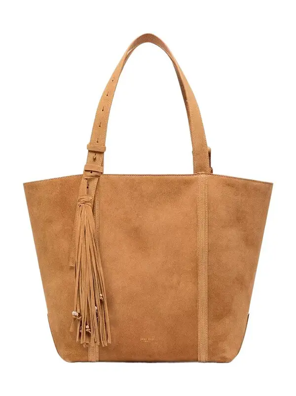 GOLDEN GOOSE 24/7 Tote Bag With Tassel Detail - Camel