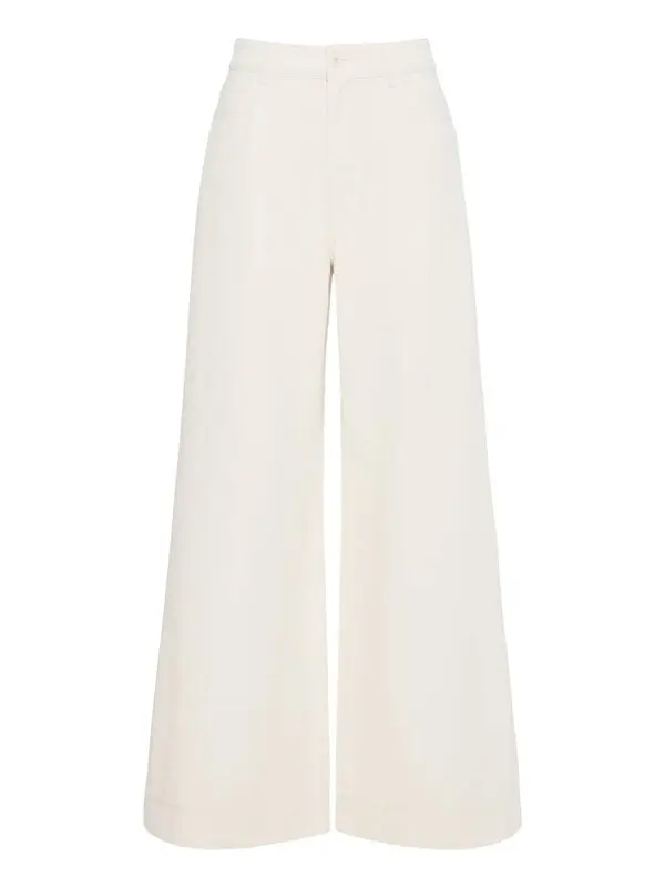 Max Mara High-rise Wide-leg Jeans - Beige